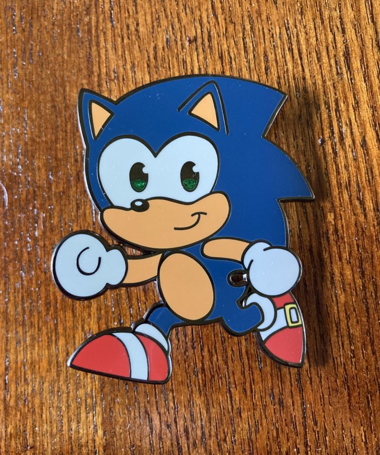 Sonic Chibi Enamel Pin – Abigail Starling